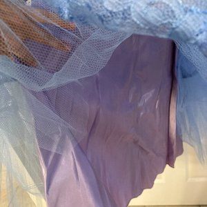Corrine Original | Dresses | 95 60s Vintage Blue And Purple Dress ...